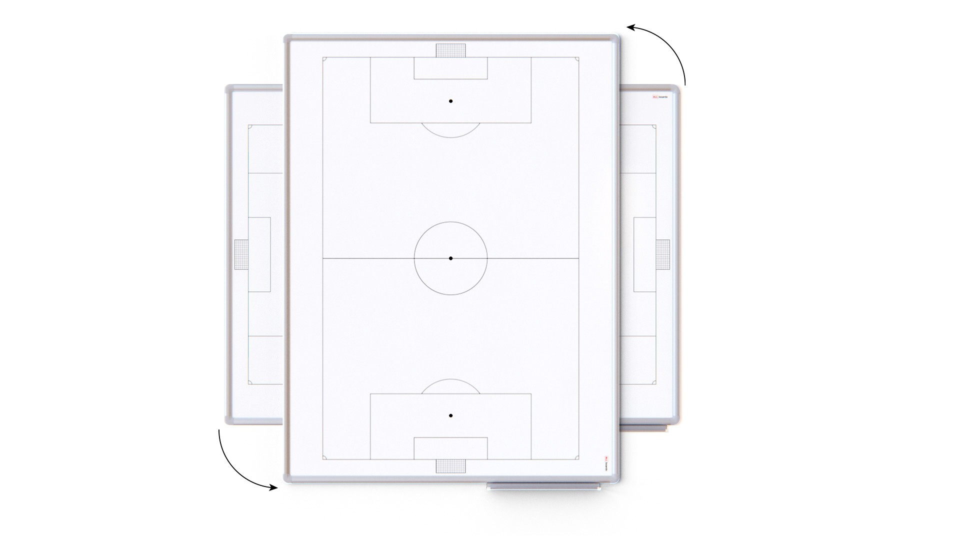Football Tactical Board - 120x90 cm Magnetic Coach Whiteboard