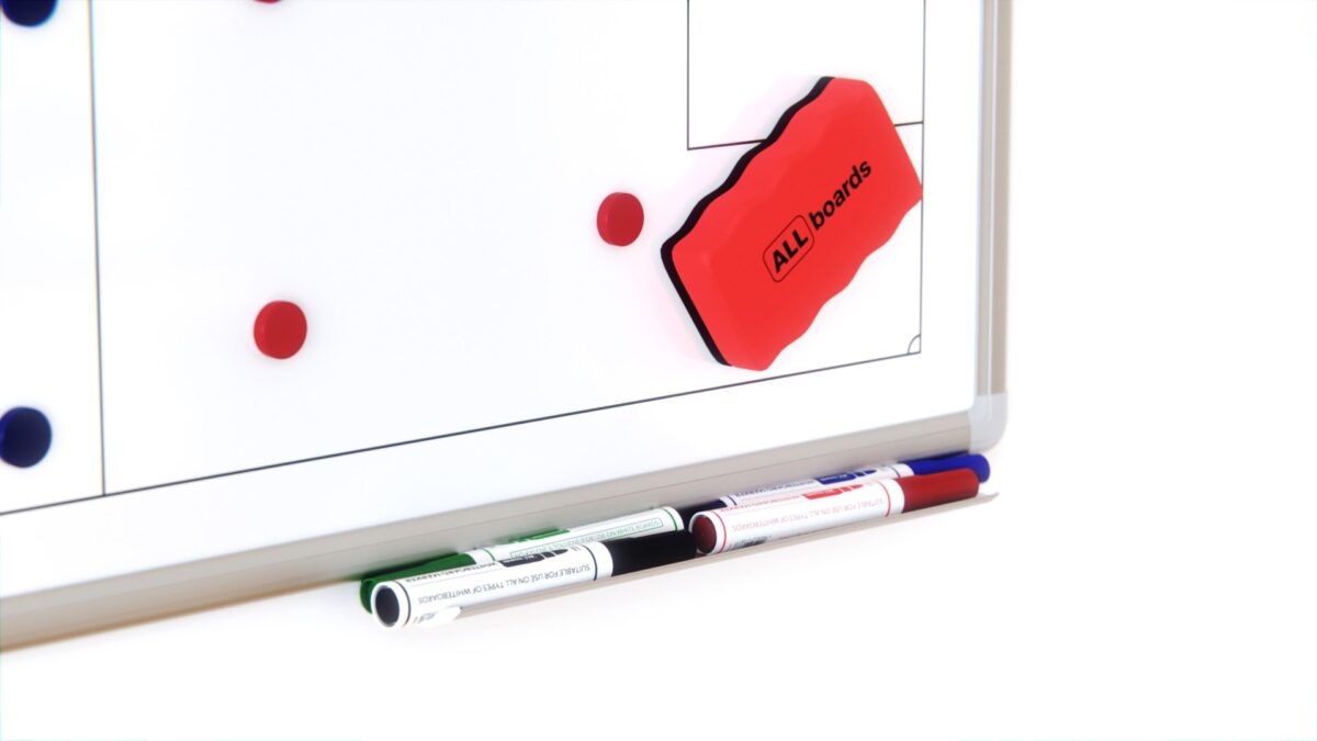 Football Tactical Board - 90x60 cm Magnetic Coach Whiteboard