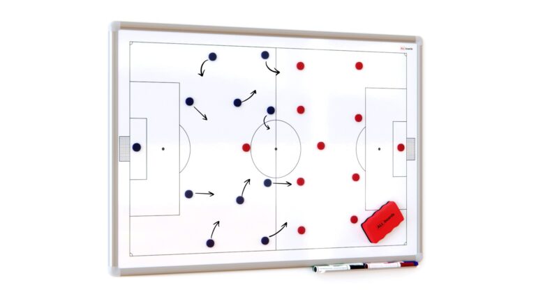Football Tactical Board - 90x60 cm Magnetic Coach Whiteboard