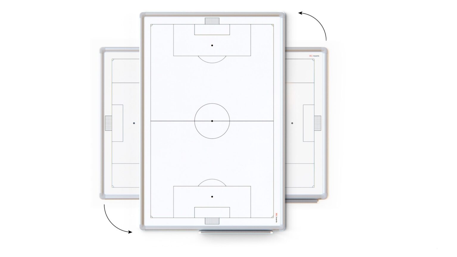 Football Tactical Board - 90x60 cm Magnetic Coach Whiteboard